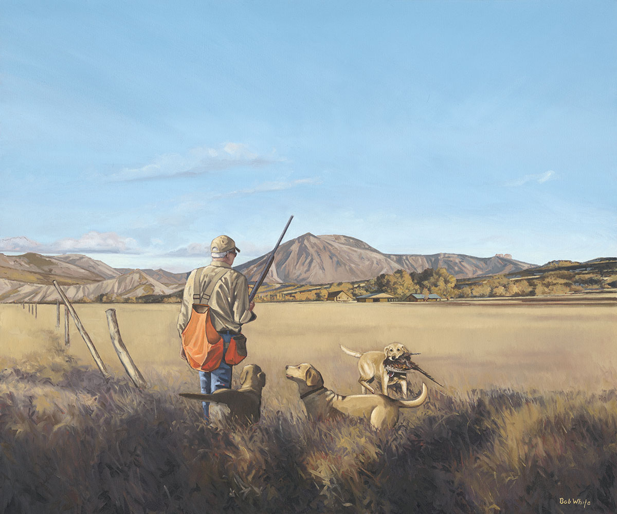 The Way It's Remembered - Cottonwood Ranch - Oil on Canvas - BobWhite ...