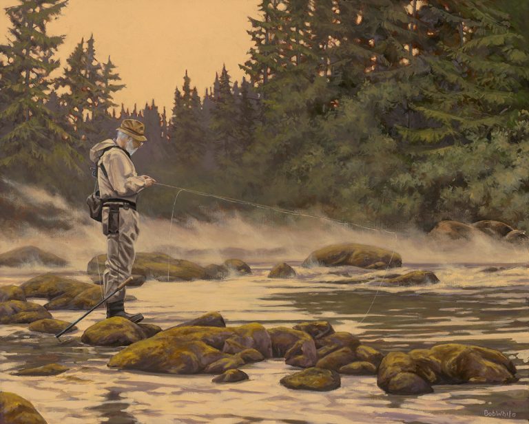 At the End - A Final Painting for John Gierach